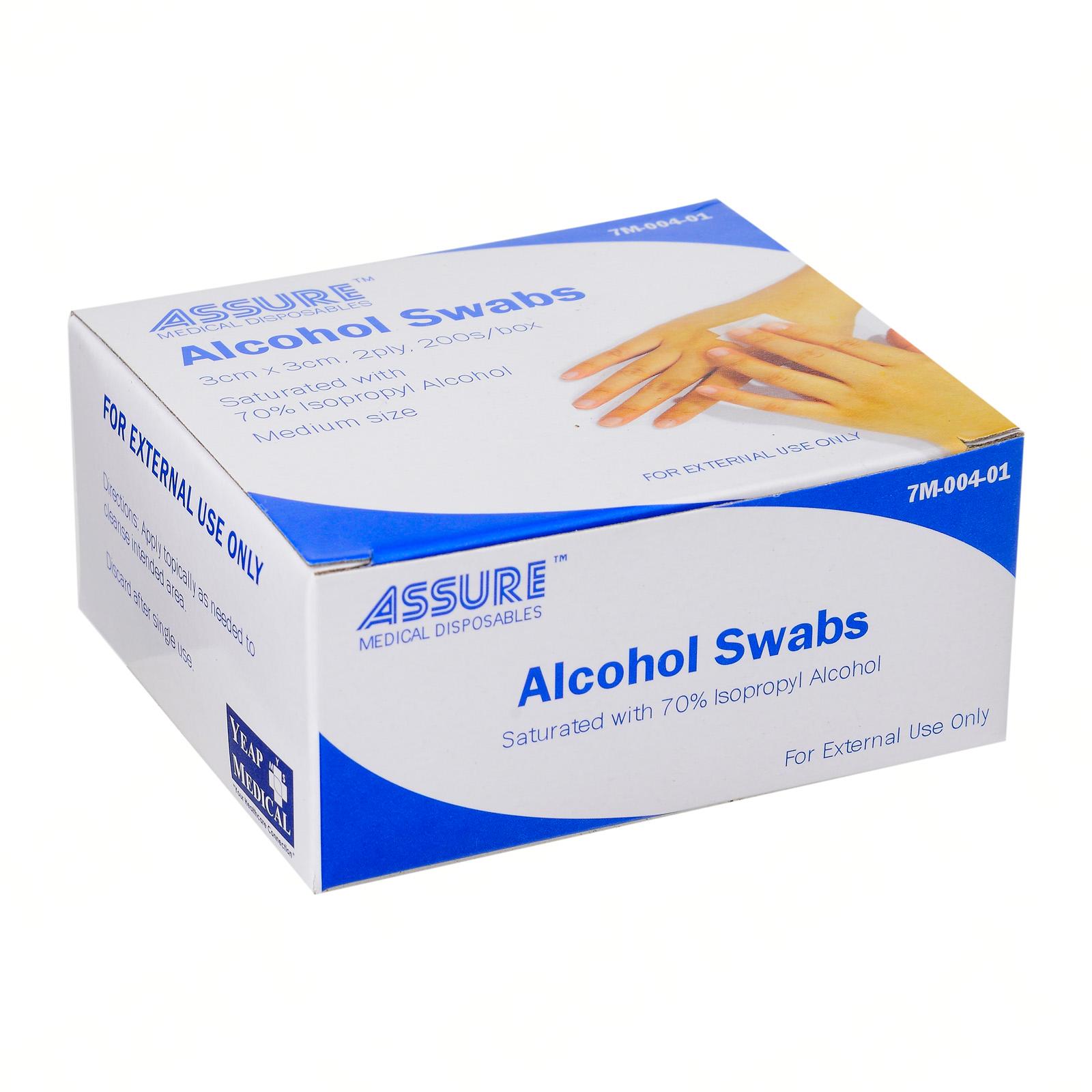 Assure Alcohol Swab Sterile 3cm X 3cm 2-Ply | atelier-yuwa.ciao.jp