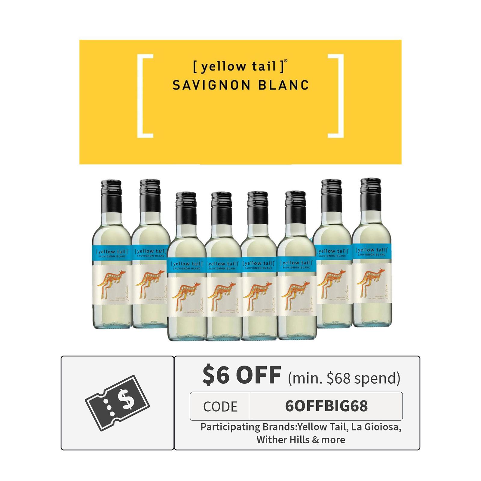 Dry White Wine Yellow Tail