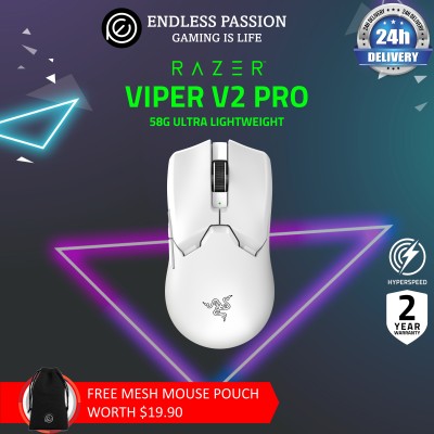 Razer Viper V2 Pro Hyperspeed Wireless Gaming Mouse: 58g Ultra ...