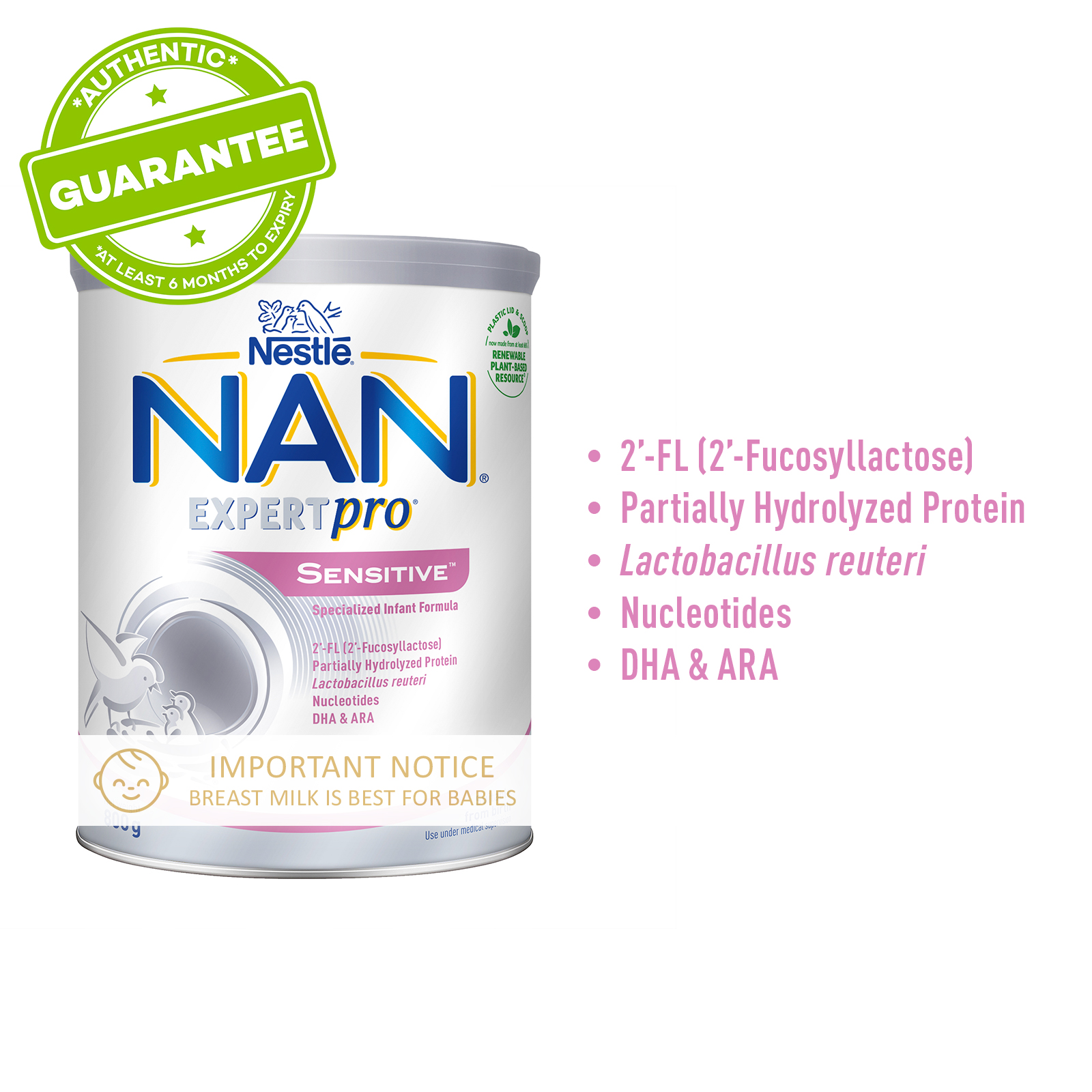 Nestle Nan ExpertPro SensiPro Starter Powder Baby Formula, 800g | lupon ...