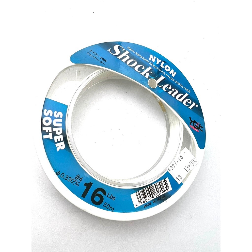 YGK Fishing Shock Leader 16 lbs 50m Made in Japan